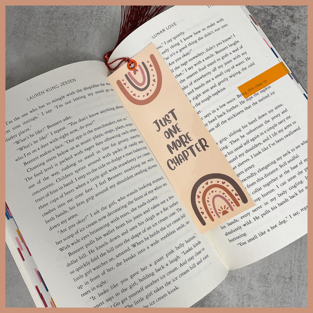 Bookish Bookmark | Handmade Booktok Bookmark | Cardstock/laminated ...