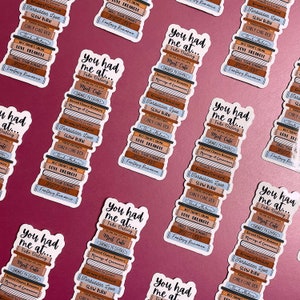 Bookish Sticker | Booktok Sticker | Vinyl Waterproof Sticker | Gift for ...