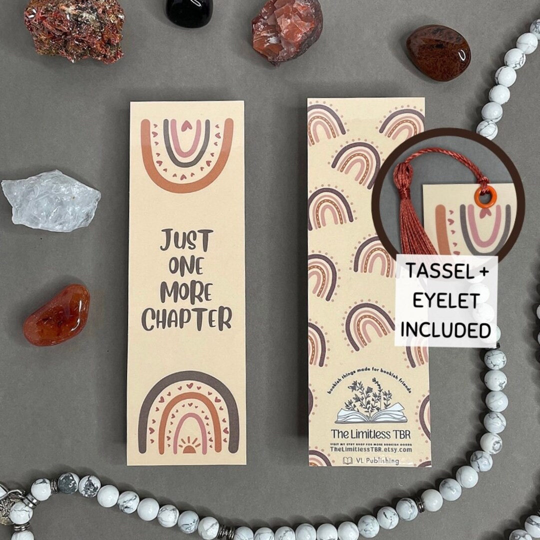 Bookish Bookmark | Handmade Booktok Bookmark | Cardstock/laminated ...