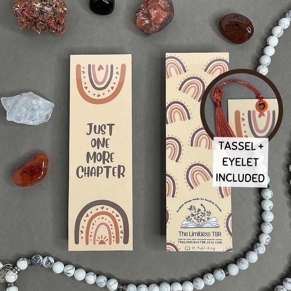 Bookish Bookmark | Handmade Booktok Bookmark | Cardstock/laminated ...