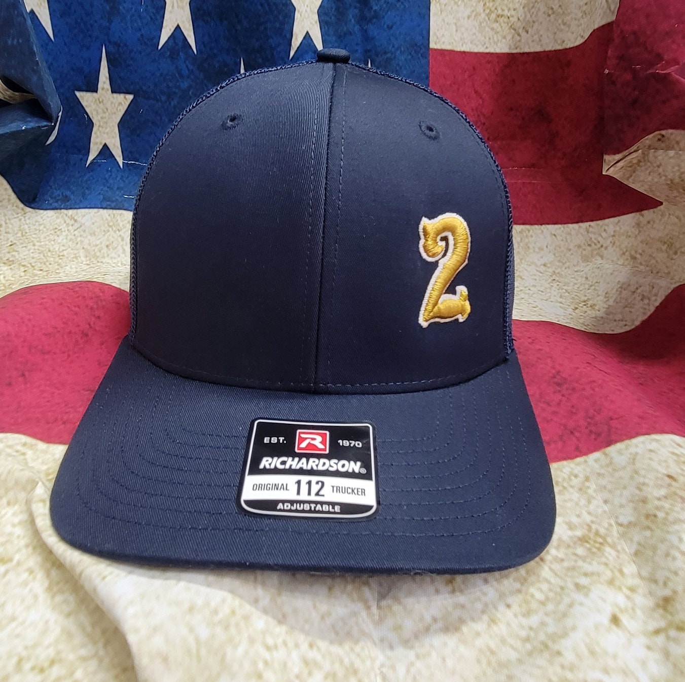 Fire Fighter Station Number off Set, Puff Embroidery, Personalized FF ...