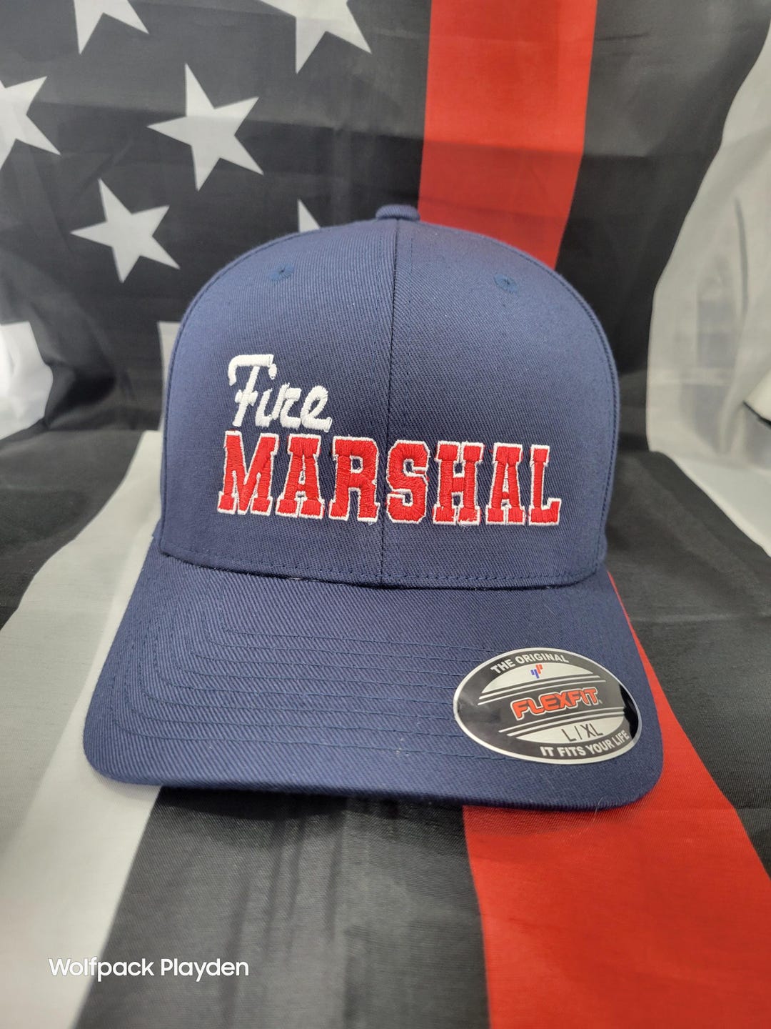 Fire Fighter Department, Fire Marshal, Fire & Rescue Trucker Cap, Puff ...