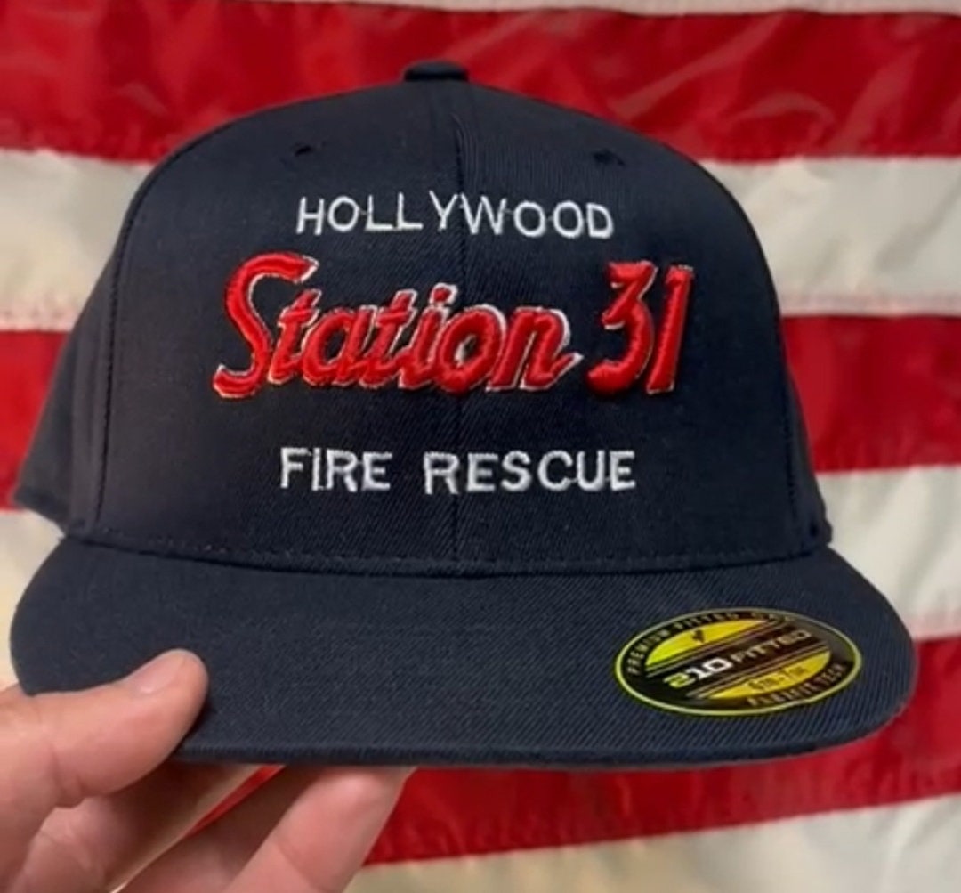 Fire Fighter Department, Fire & Rescue Trucker Cap, Cursive Center 3D ...