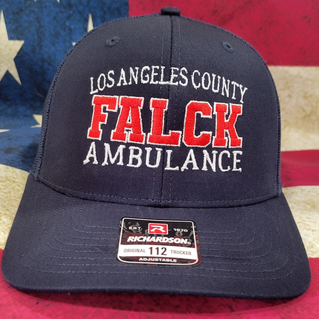 Ambulance Department, Rescue With Department, Fire & Rescue Trucker Cap ...