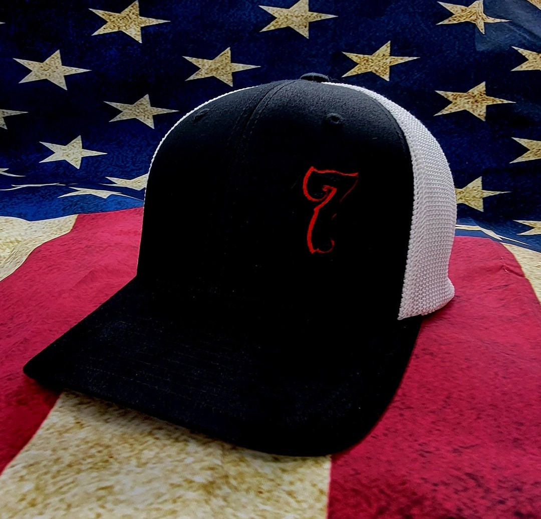 Fire Fighter Station Number off Set, Puff Embroidery, Personalized FF ...