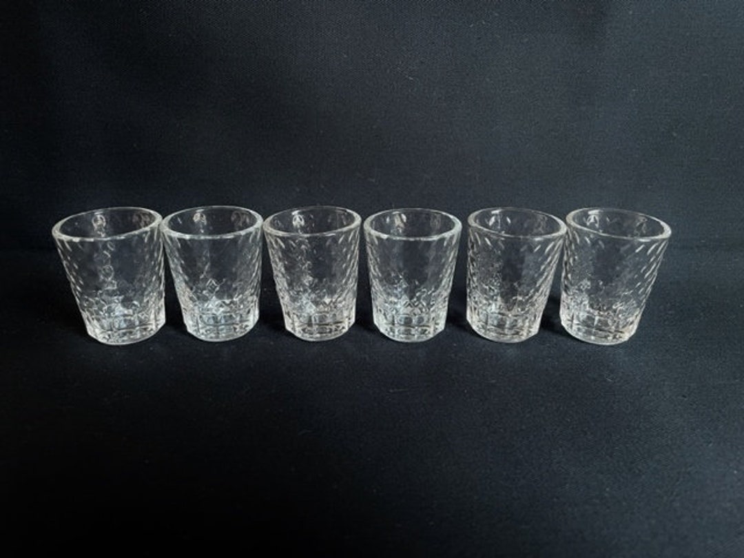 Vintage Small Shot Glasses - 6 - Etsy