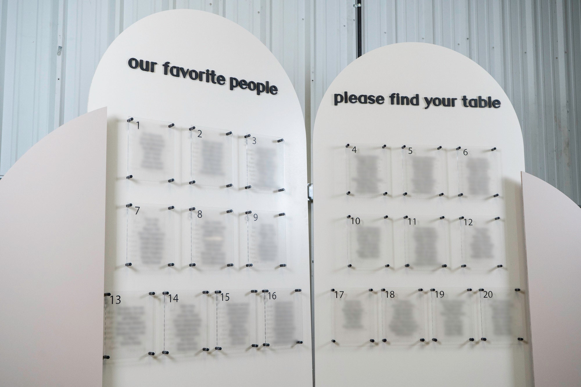 Custom Wedding Seating Chart Arches: Birthday Party Decor - Tulsa, OK ...