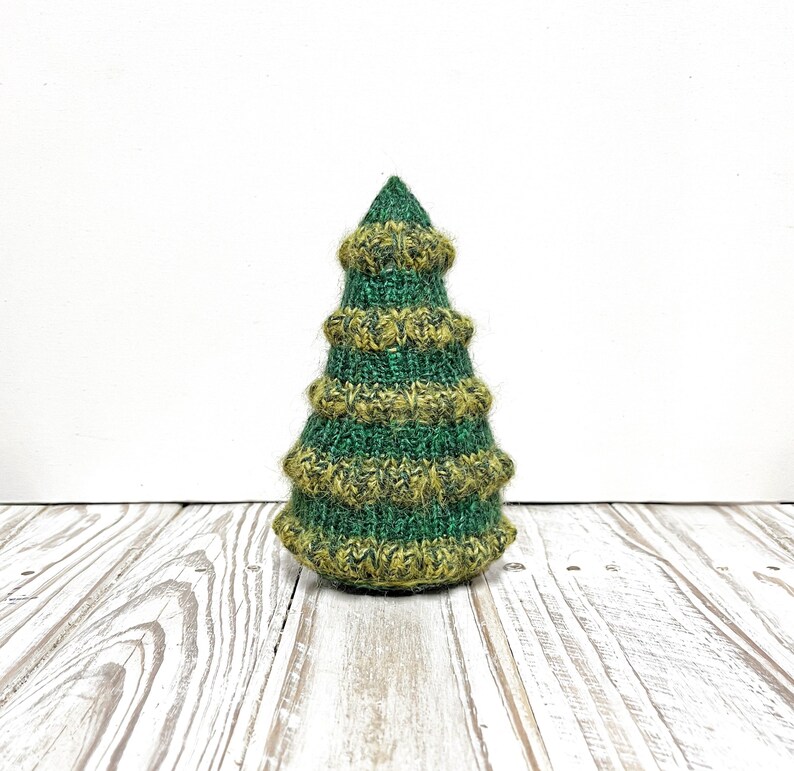 Two Christmas Tree Knitting Patterns - Etsy