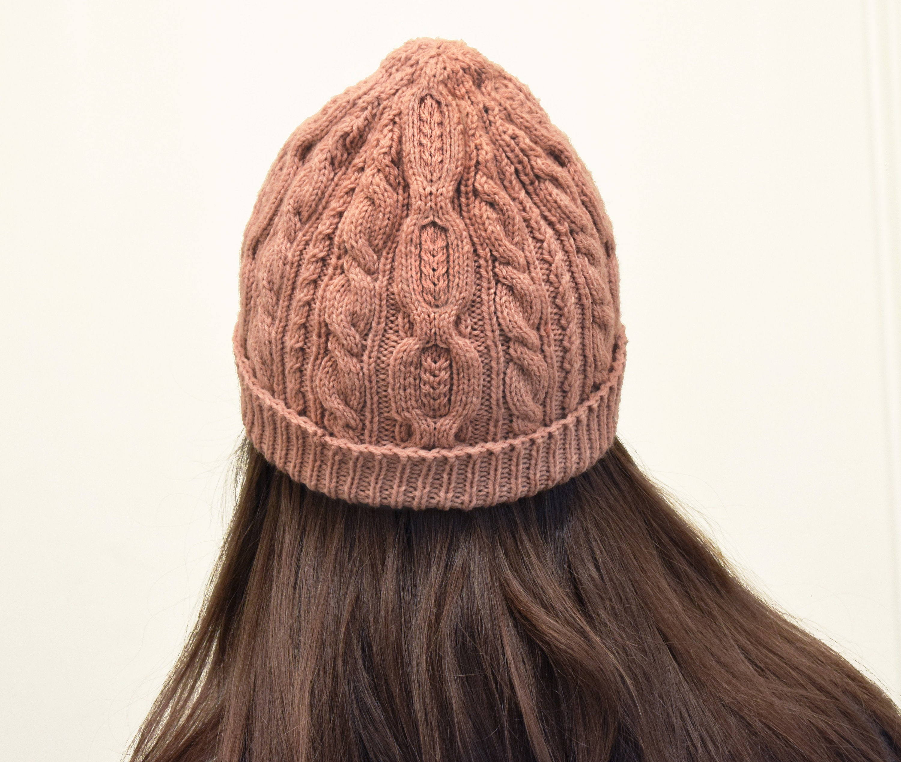Ginger Cabled Hat PDF Pattern - Etsy