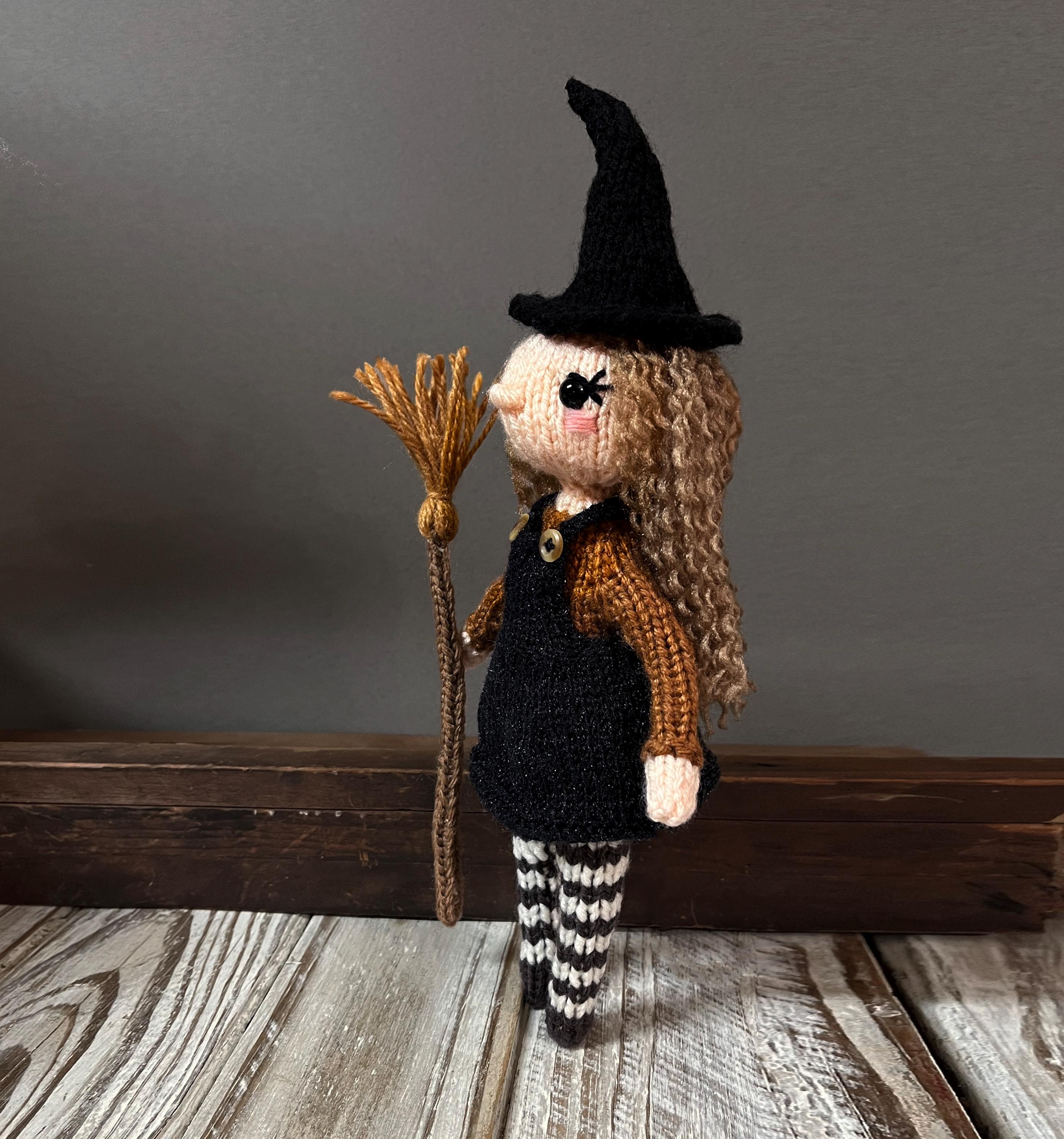 Little Witch Knitting Pattern - Etsy