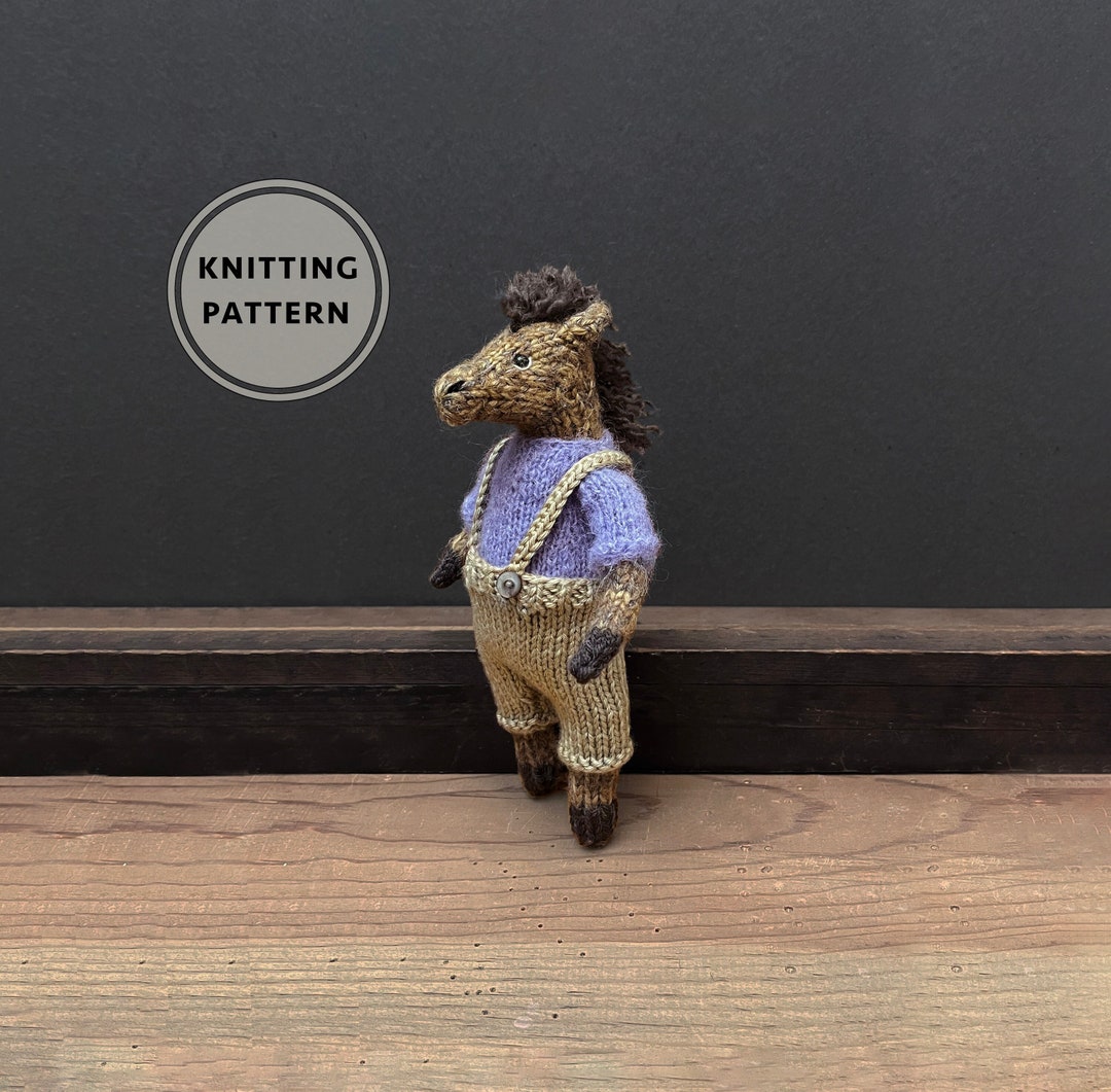 Horse Knitting Pattern - Etsy