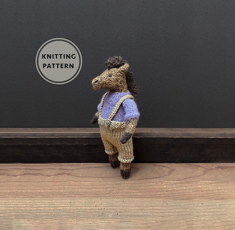Horse Knitting Pattern - Etsy