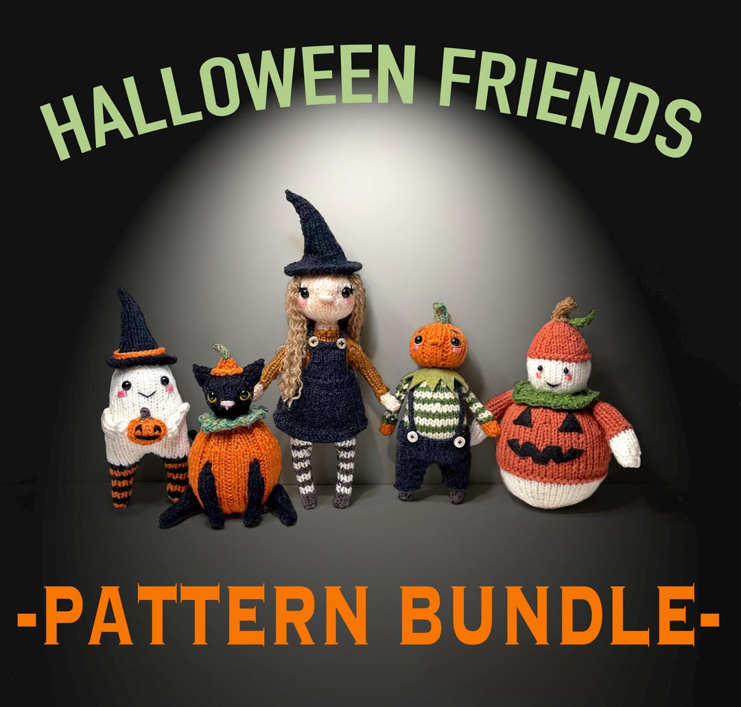 Halloween Friends Pattern Bundle - Etsy