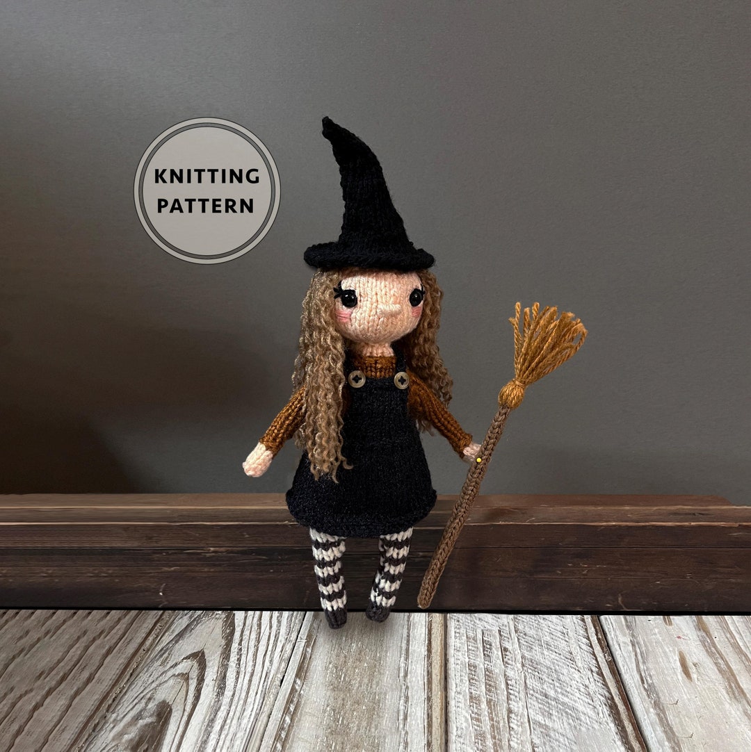 Little Witch Knitting Pattern - Etsy