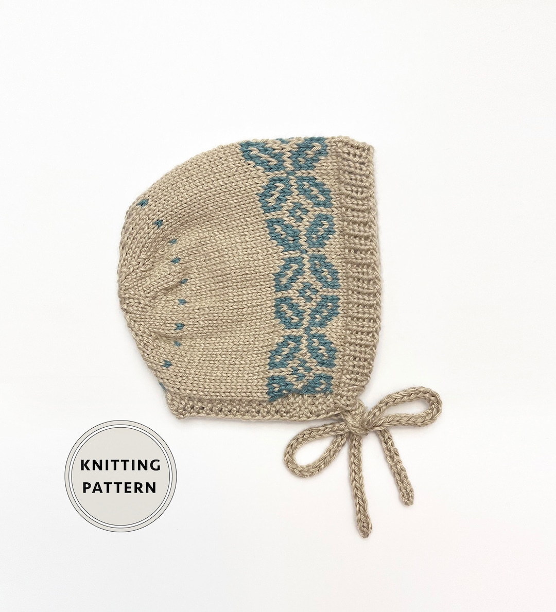 Knit Baby Bonnet Pattern PDF Download - Etsy