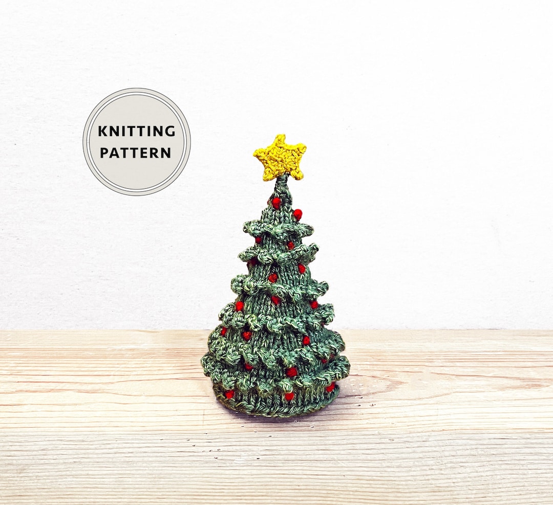 Christmas Tree Knitting Pattern - Etsy