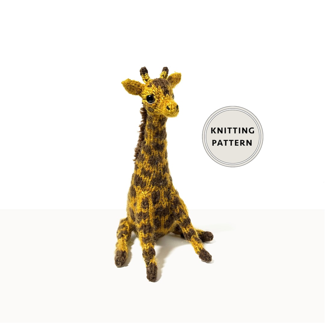 Giraffe Knitting Pattern - Etsy