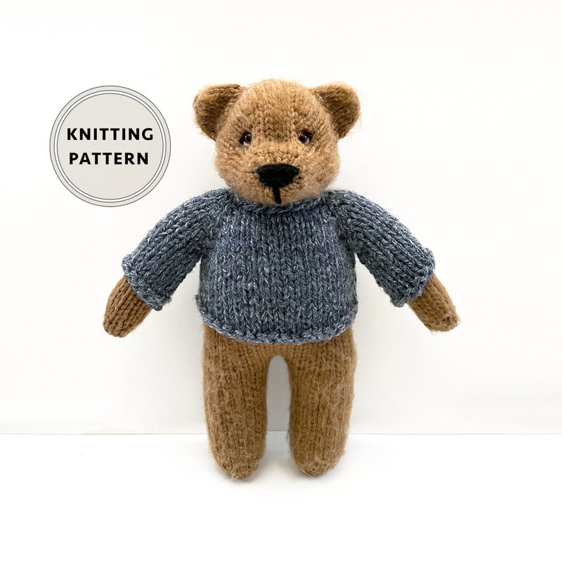 Knit Bear Pattern - Etsy