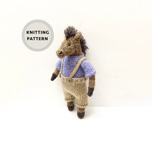 Horse Knitting Pattern - Etsy