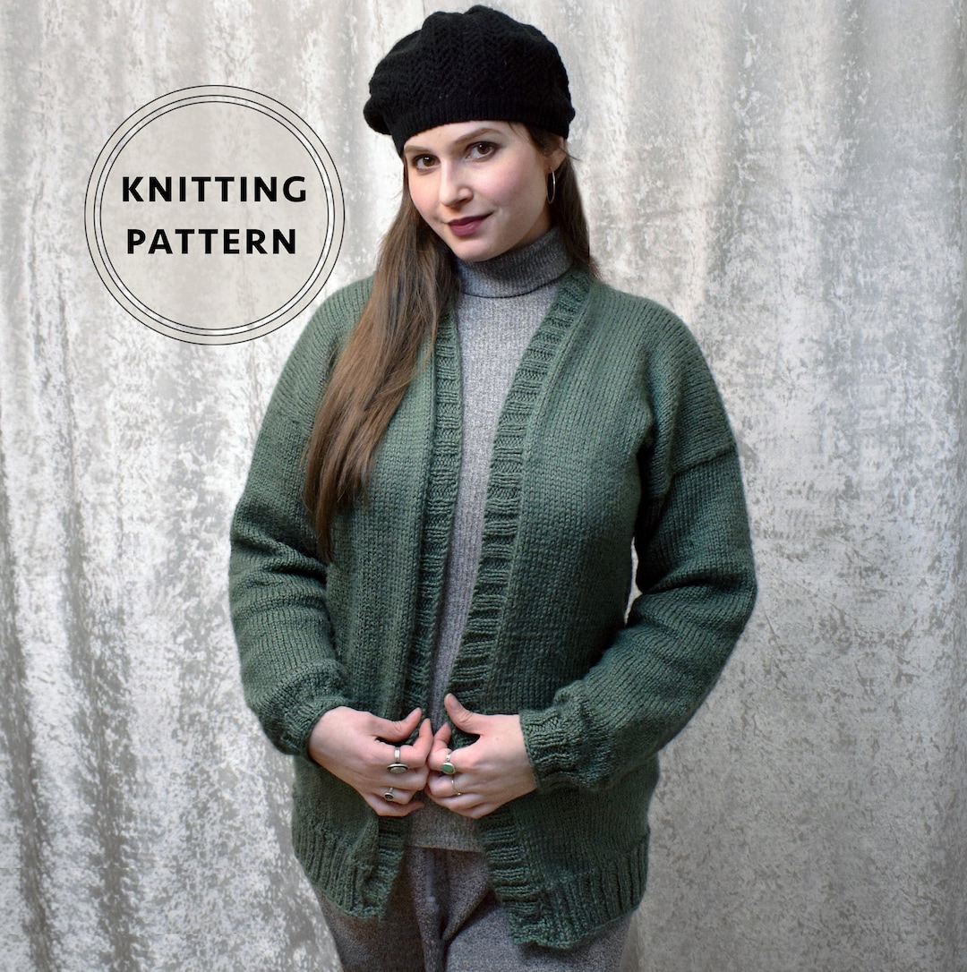 Everyday Cardigan PDF Pattern - Etsy