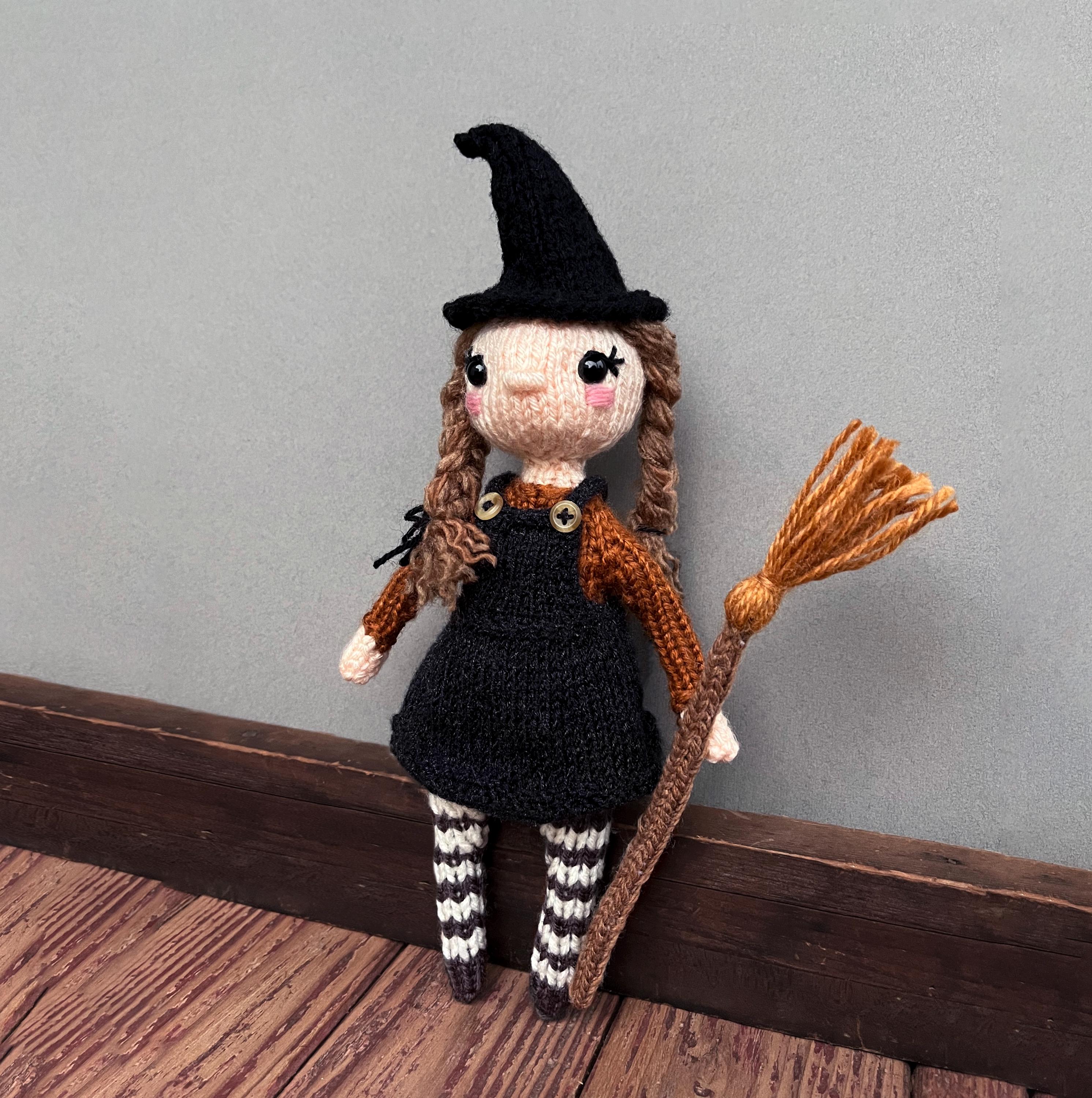 Little Witch Knitting Pattern - Etsy