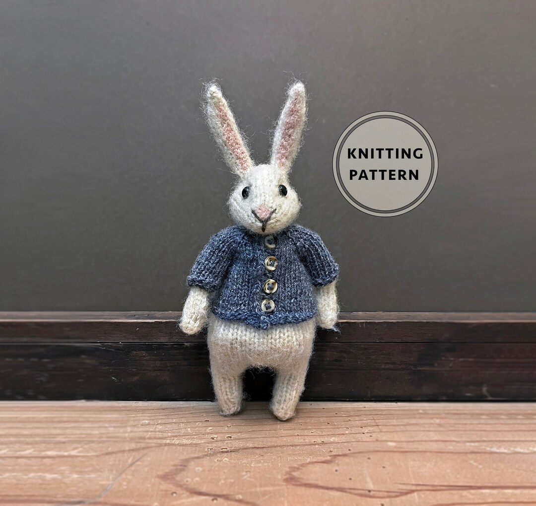 Knit Bunny Pattern - Etsy