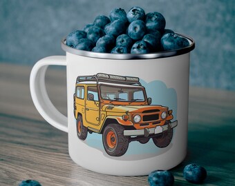 Toyota Land Cruiser Green Enamel Camping Mug - Etsy