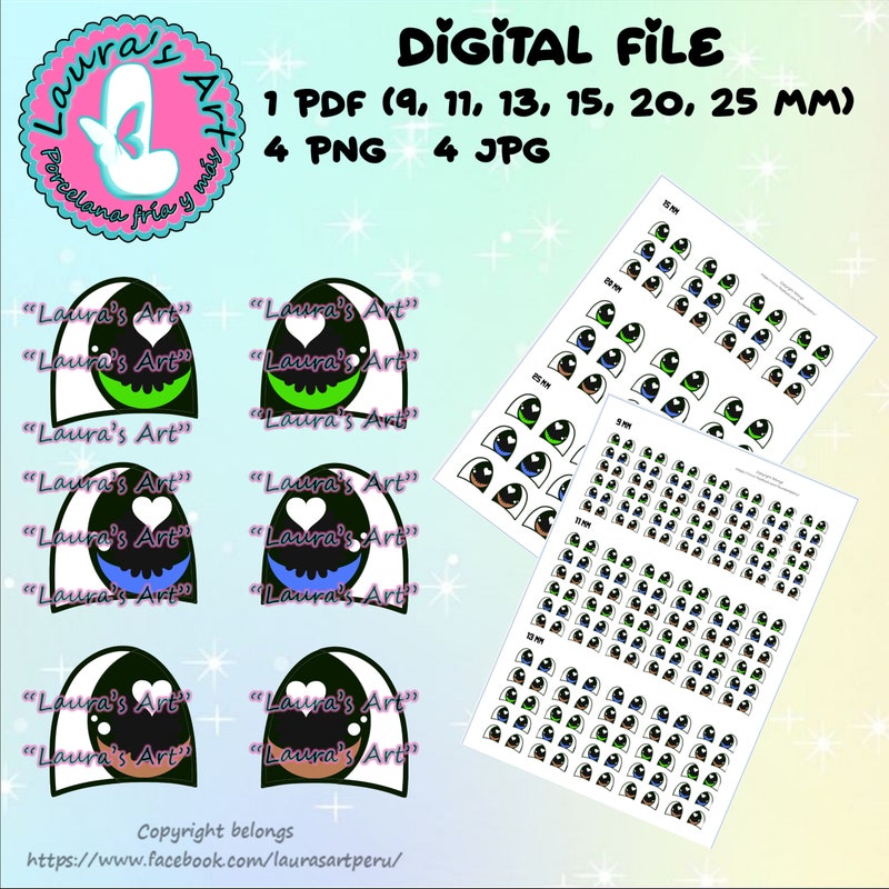 Printable Eyes - Etsy