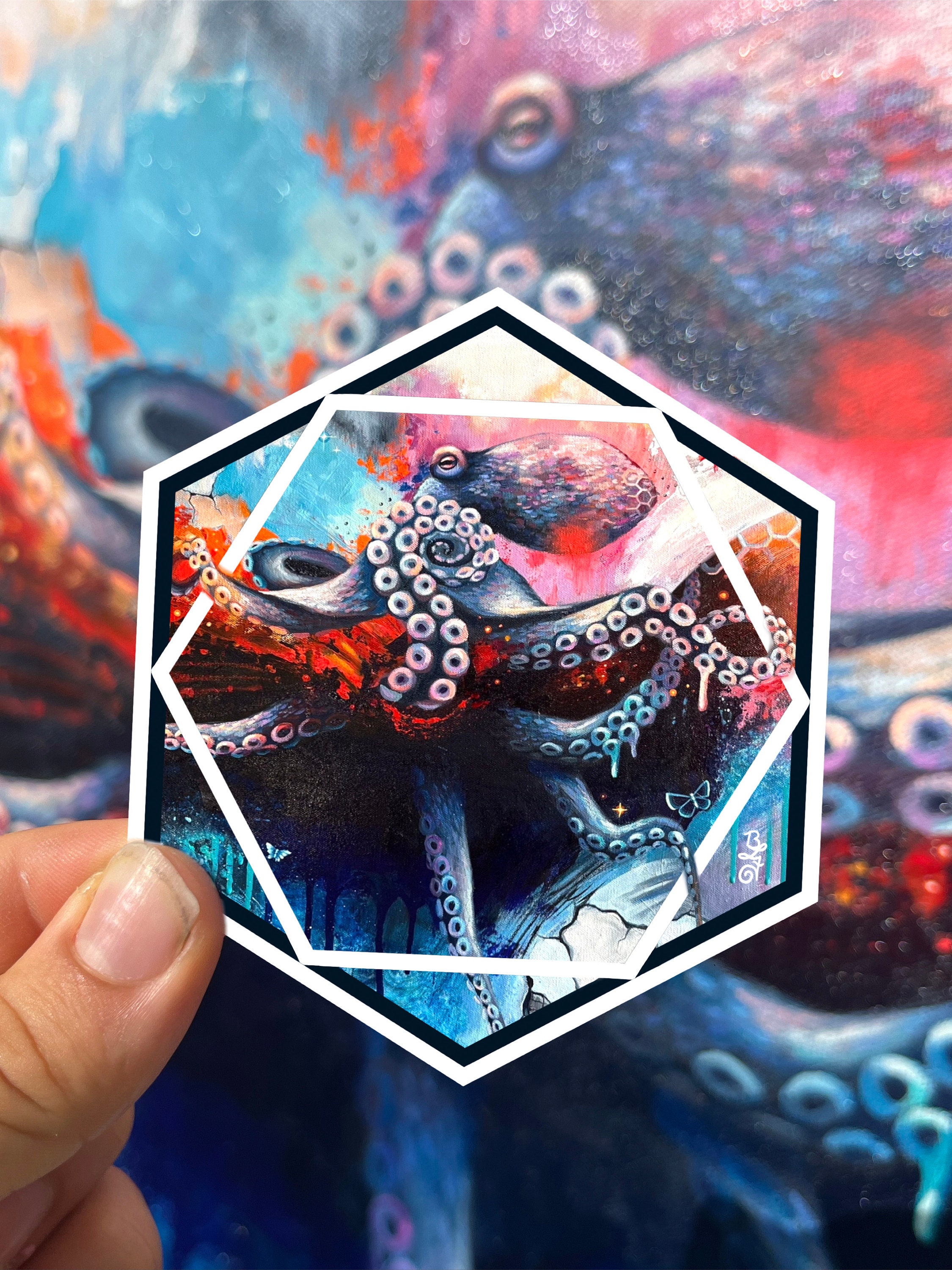 Octopus Sticker Kraken Waterproof Vinyl Sticker Scuba Diver Gift Octopi ...