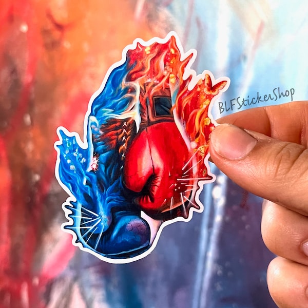 Boxing Gloves Decal - Etsy