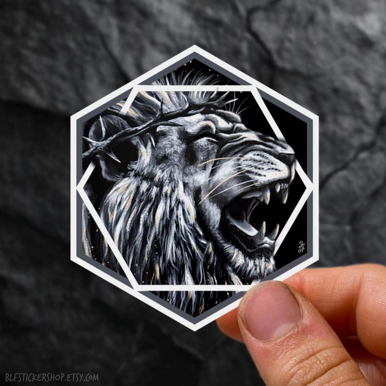 Jesus is King Sticker | Bible Stickers | Jesus Stickers Waterproof ...