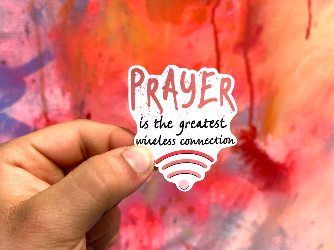 Prayer Sticker Faith Gift Christian Sticker Bible Study Group Gift ...