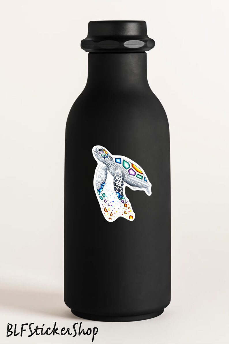 Sea Turtle Sticker Turtle Aesthetic Sea Turtle Hydroflask - Etsy