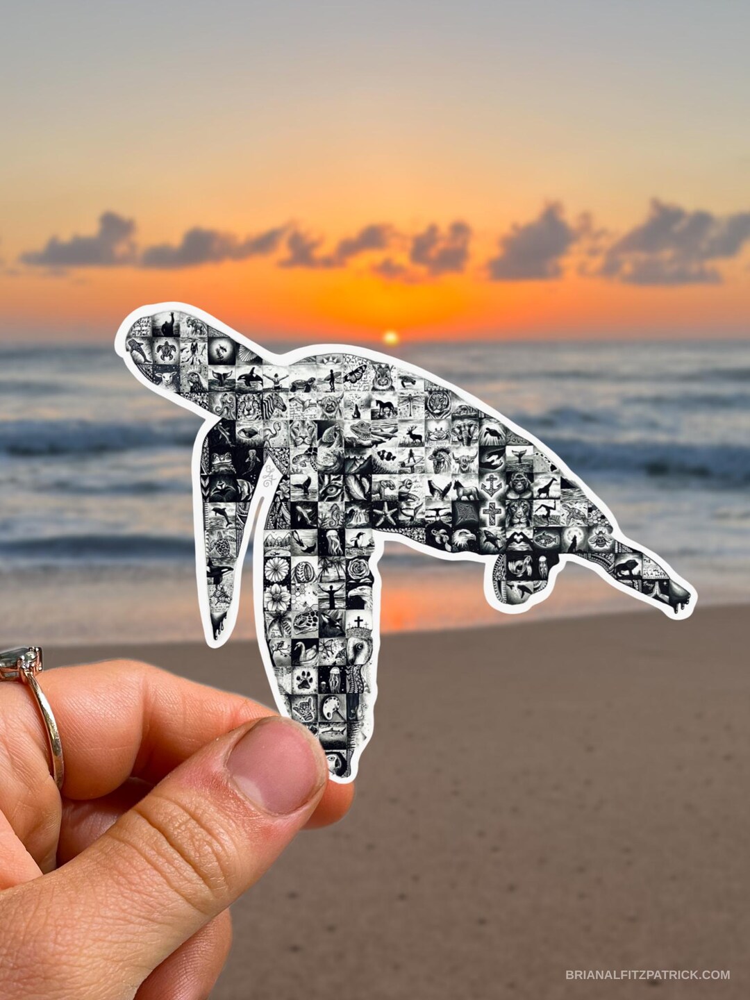 Sea Turtle Sticker Beach Sticker Sea Turtle Decal Ocean Stickers Hawaii ...