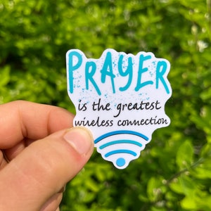 Prayer Sticker Faith Gift Christian Sticker Bible Study Group Gift ...