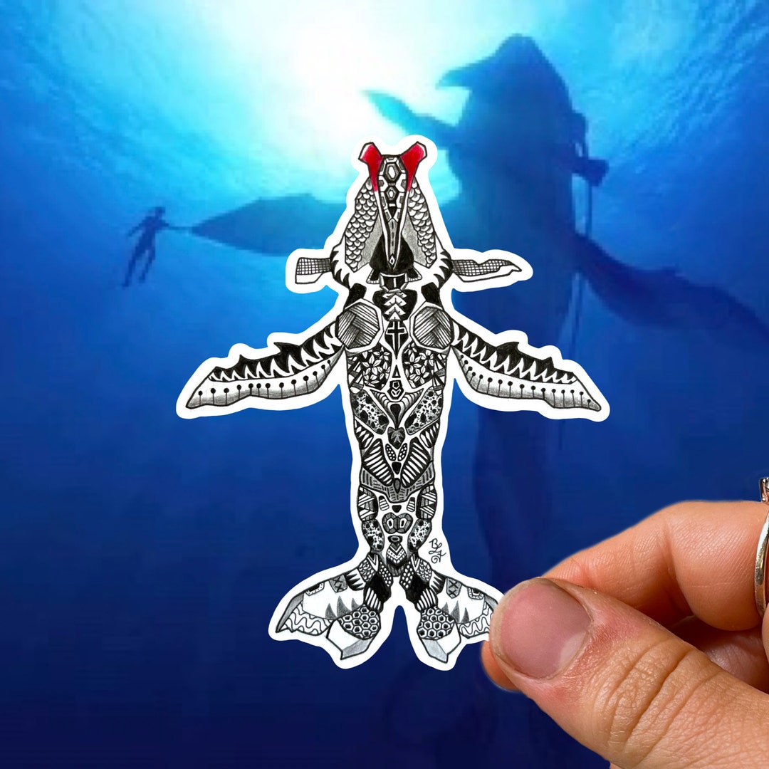 Payakan Sticker Avatar 2 Sticker Tulkun Polynesian Tribal Hawaiian ...