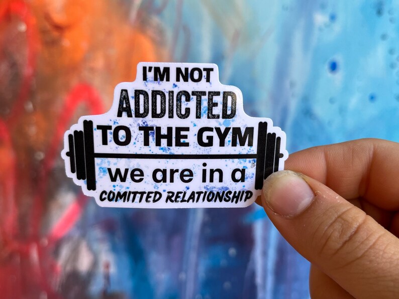 Funny Workout Sticker Gym Sticker Fitness Sticker - Etsy
