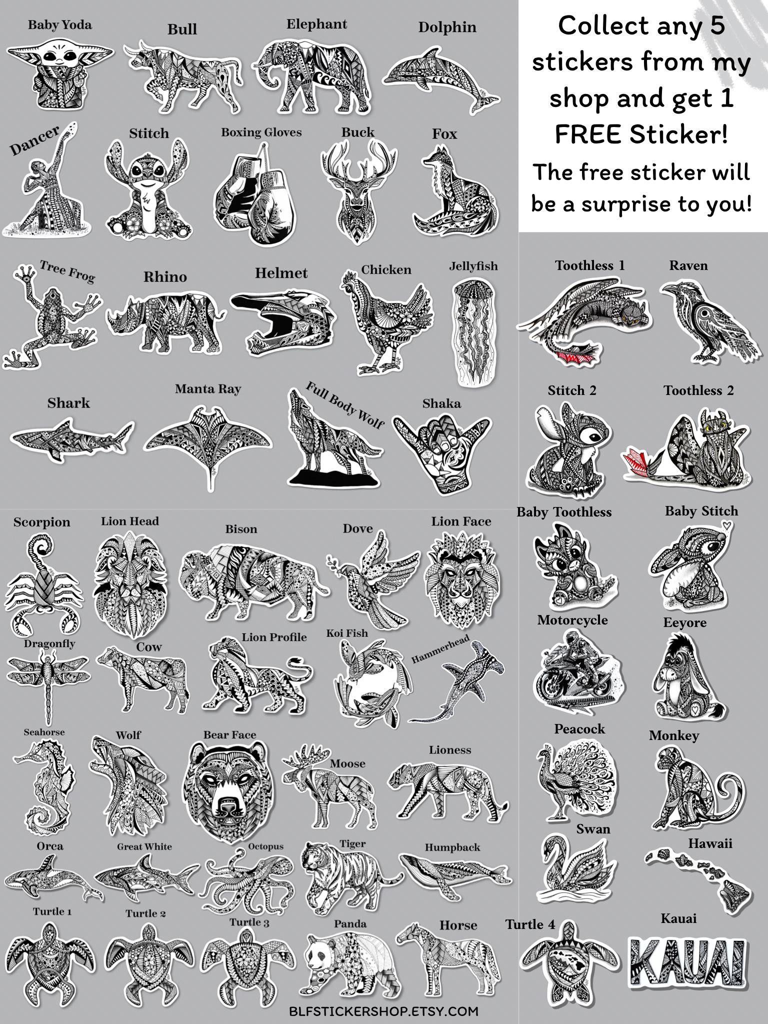 Payakan Sticker Avatar 2 Sticker Tulkun Polynesian Tribal Hawaiian ...