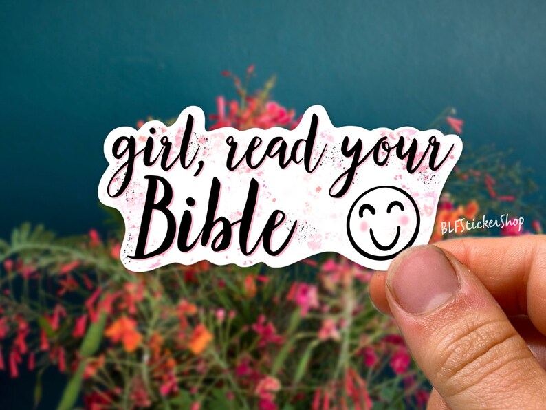 Bro Read Your Bible Sticker Bible Decal Faith Sticker Decal Christian ...