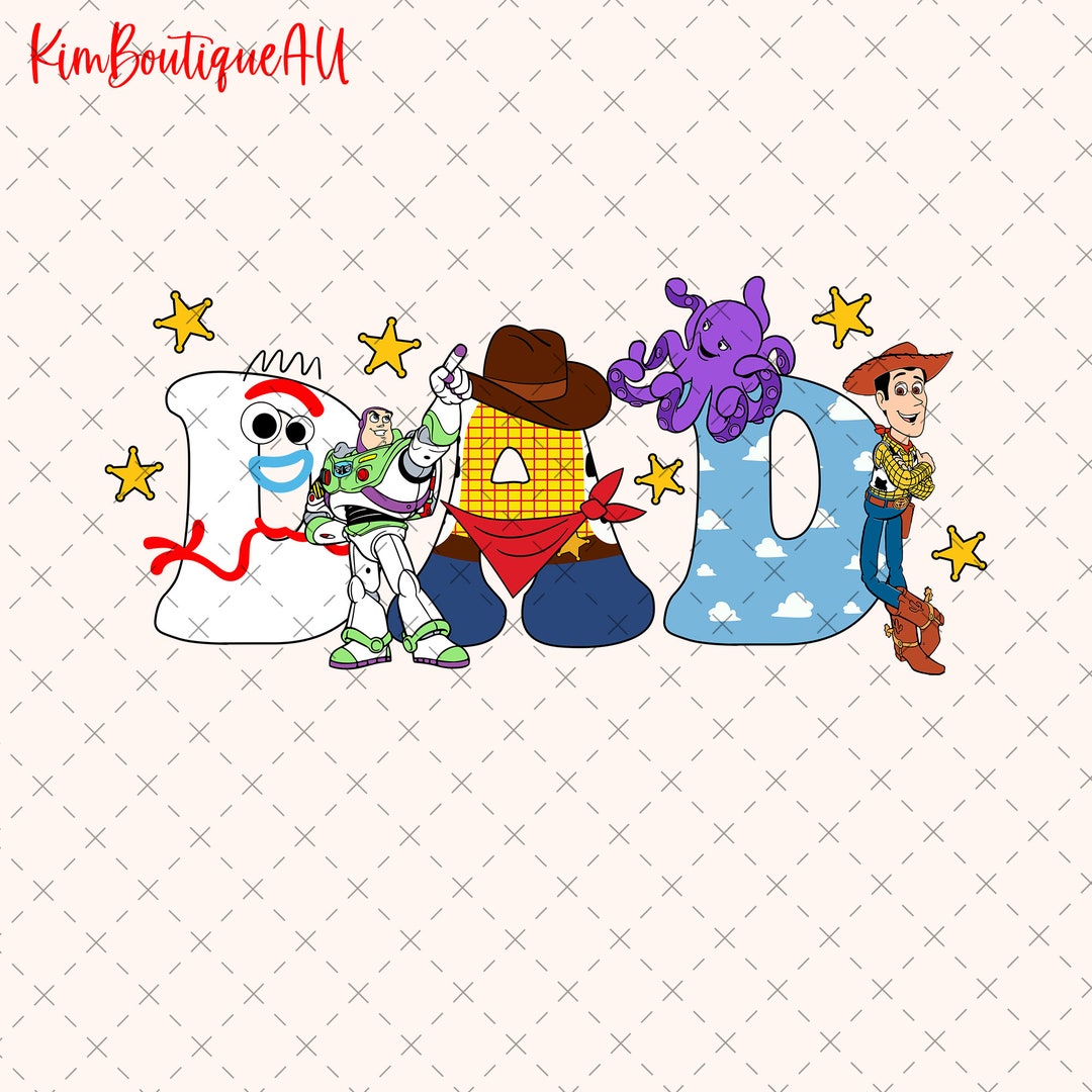 Cute Dad Toy Story Png, Funny Woody and Buzz Png, Dad Life Png, Cool ...
