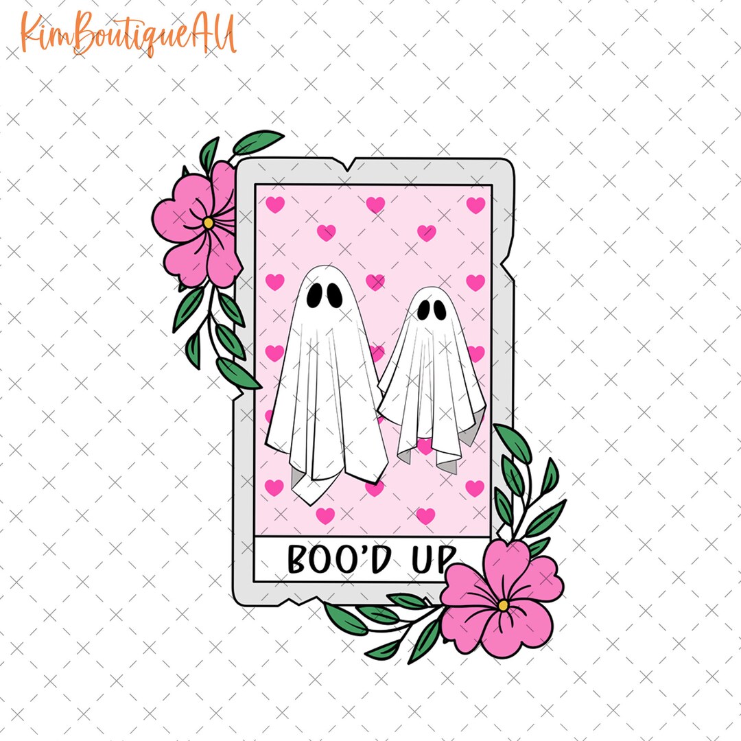 Boo'd up Valentine Png, Be My Boo Valentine Png, Cute Ghost Valentine ...