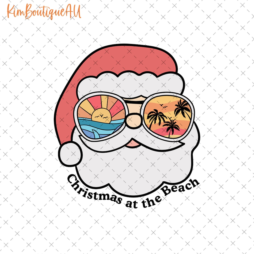 Christmas at the Beach Png Christmas Vacation Png Florida - Etsy
