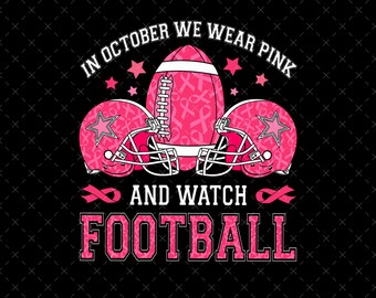 Breast Cancer Awareness School Spirit Wear PNG Digital - Etsy