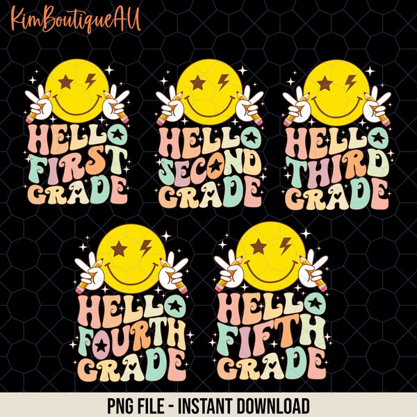 Hello With Smiley Face Svg - Etsy