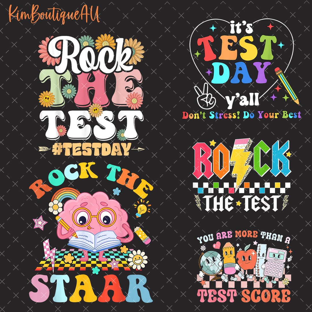 Teacher Test Day Bundle, Teacher School Testing Day Bundle, State ...