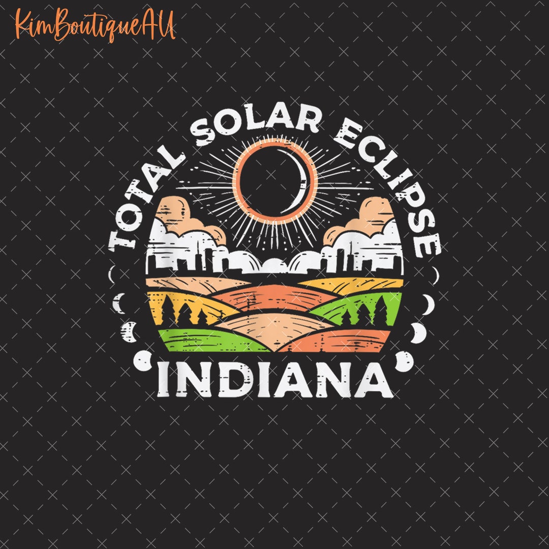 Total Solar Eclipse Indiana Png, Solar Eclipse April 8 2024 Png ...