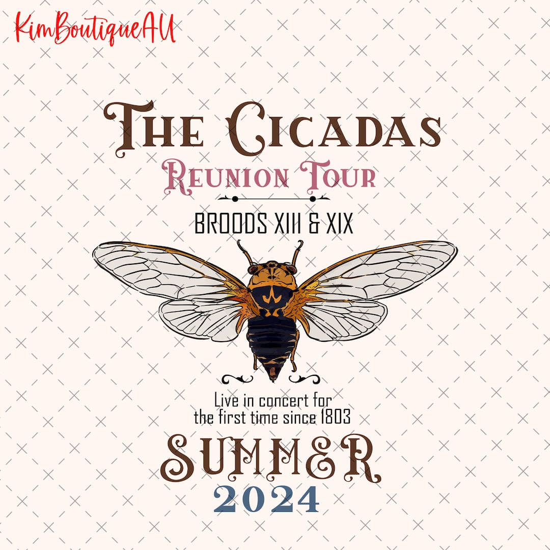 Cicada Reunion Tour Png, Brood XIII Brood XIX the Year of Cicada Png ...