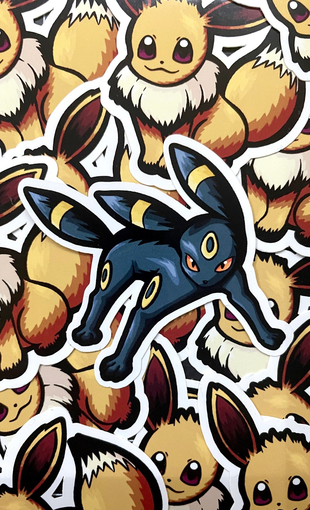Umbreon Sticker Pokemon Colosseum Kawaii Stickers Gift Vinyl Waterproof ...
