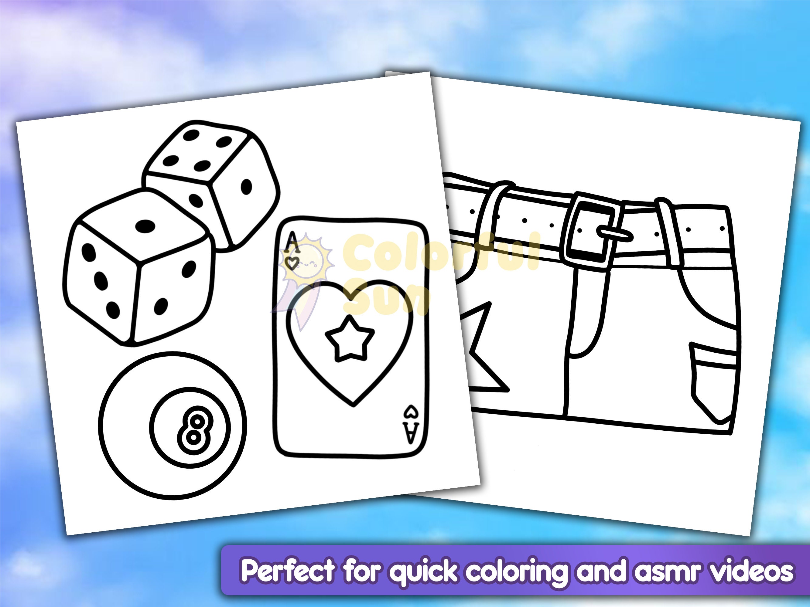 Y2K Fashion Coloring Pages, Bold and Easy Coloring Book, Satisfying ...