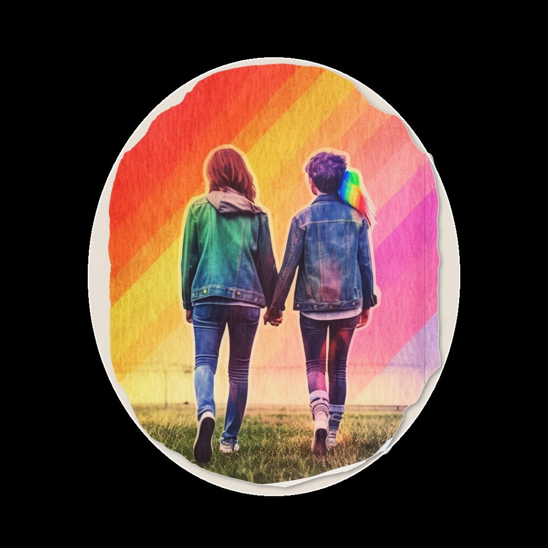 Sticker Rainbow 2SLGBTQ+ Pride Flash Love is Love - Etsy